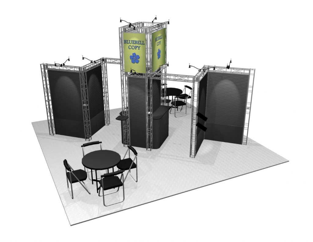 20X20 ALAMEDA TRUSS DISPLAY | All Pro Displays & Graphics