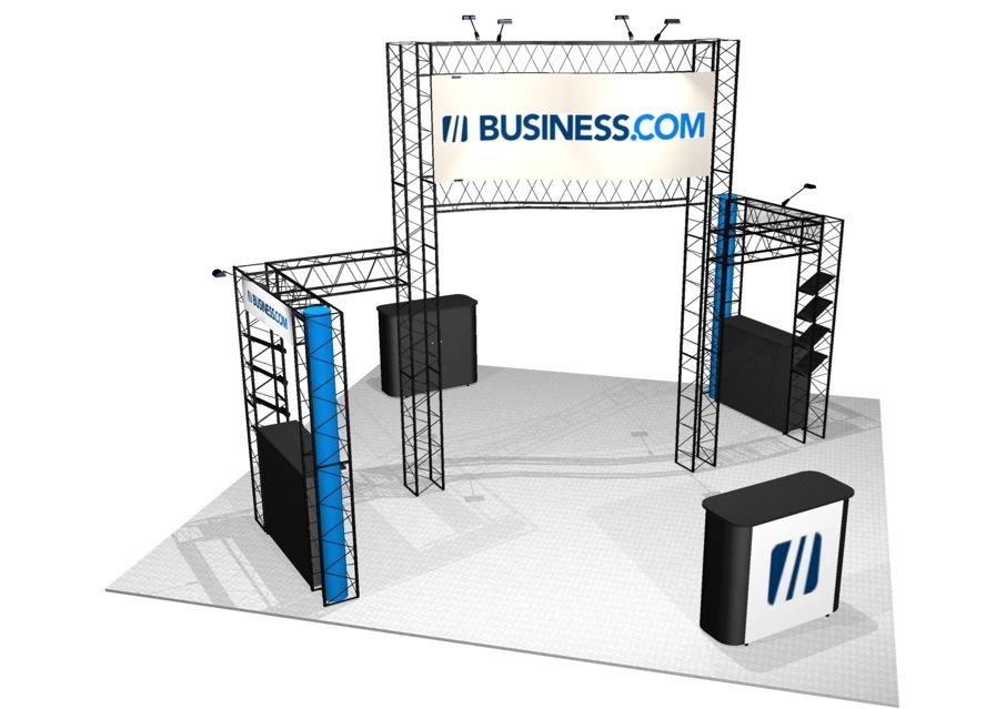 20X20 SAPPHIRE TRUSS DISPLAY All Pro Displays Graphics
